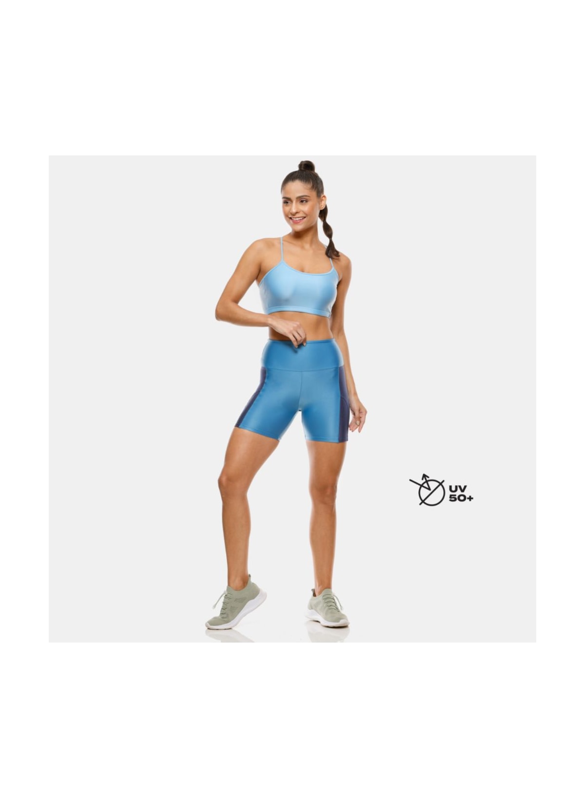 SHORT BALANCE AZUL CÉU - revendafitli.com.br